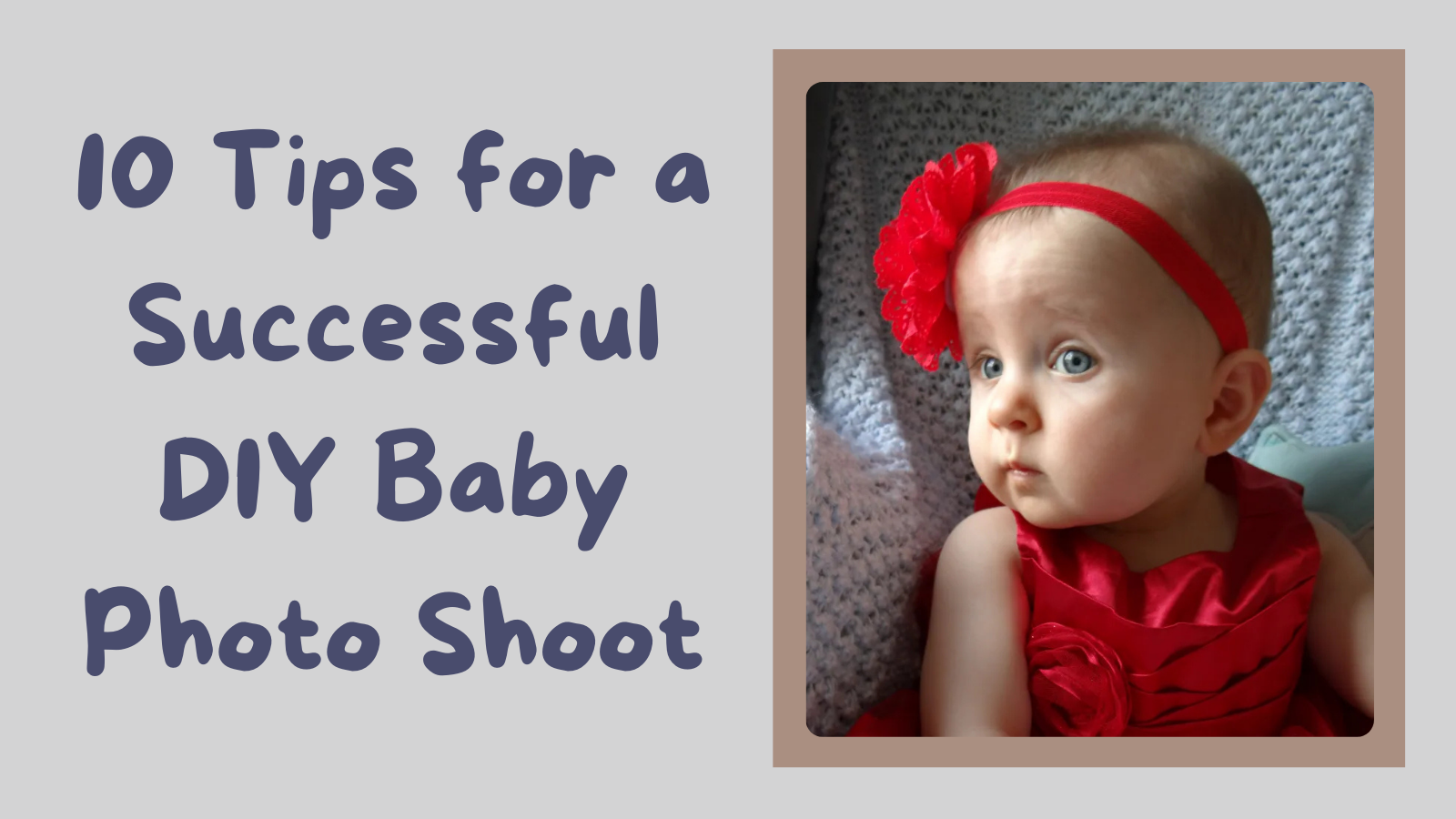 10 Tips for a Successful DIY Baby Photo Shoot • Peachy and Clementine