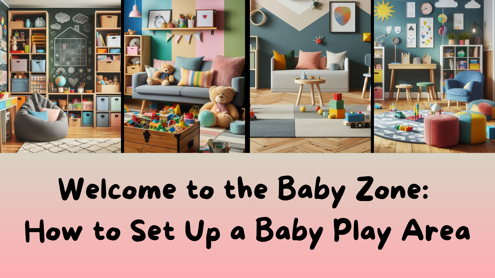 Welcome to the Baby Zone: How to Set Up a Baby Play Area • Peachy and ...